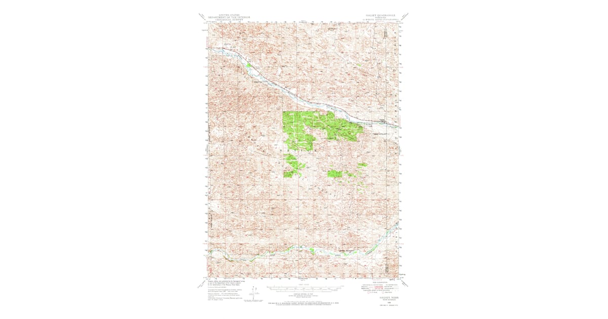 Old Maps of Halsey, NE | Pastmaps