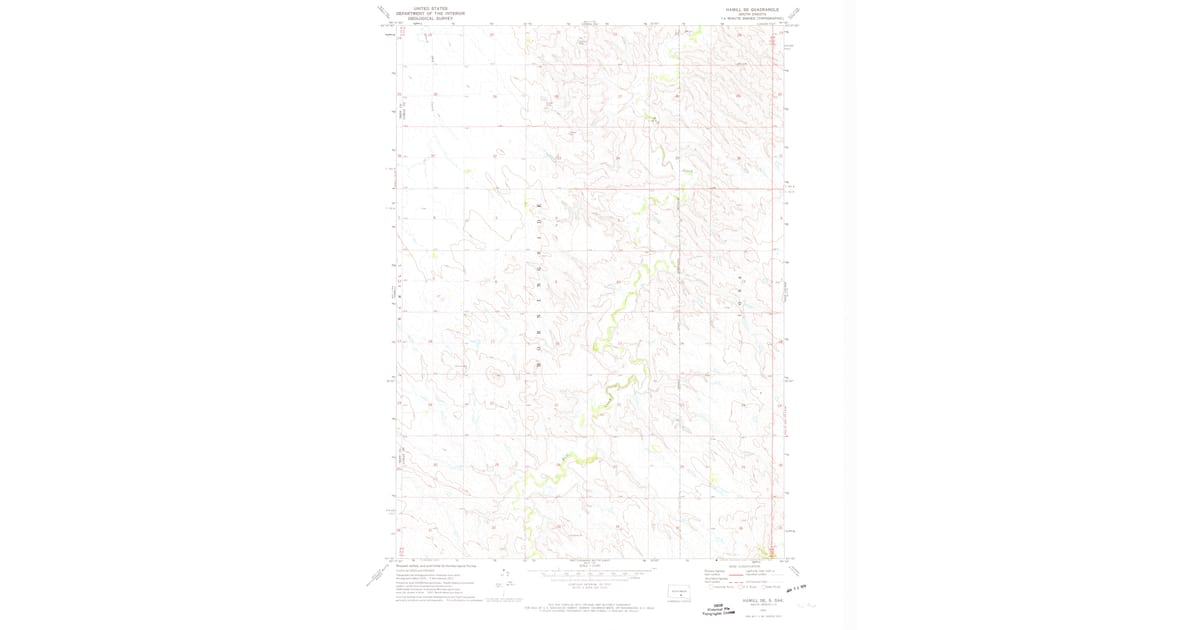 1970s Maps of Tripp County, SD | Pastmaps