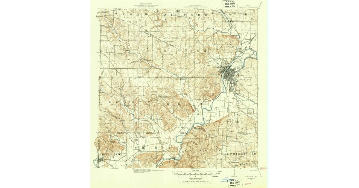 Old Maps of Hanover Township, OH | Pastmaps
