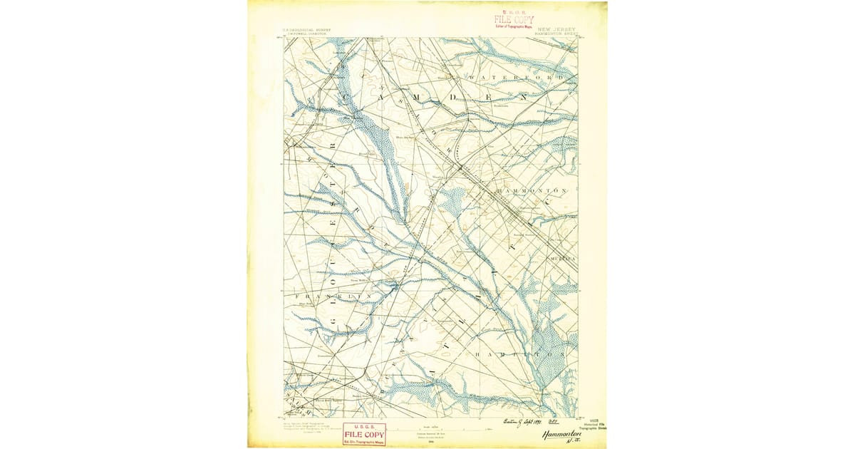 Old Maps of Gloucester County, NJ | Pastmaps