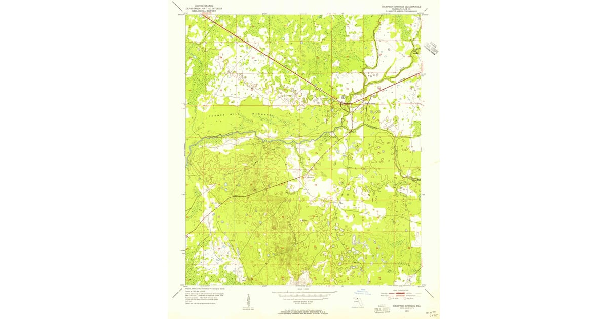 Old Maps of Hampton Springs, FL | Pastmaps