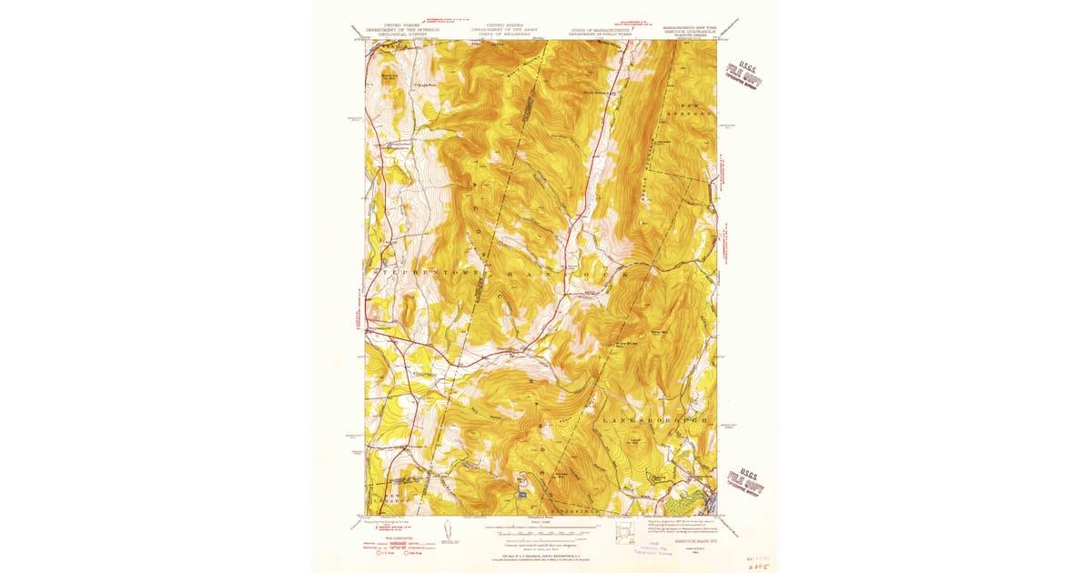 1940s Maps of Berlin, NY | Pastmaps