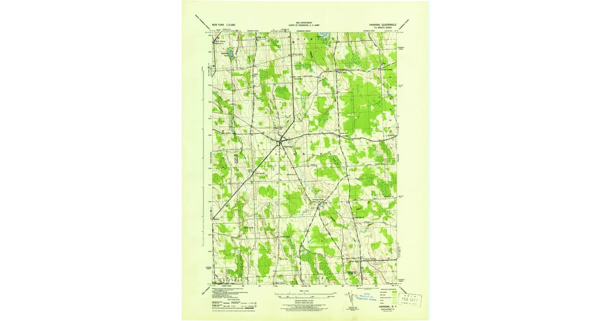 1940s Maps of Pember Corners, Granby | Pastmaps
