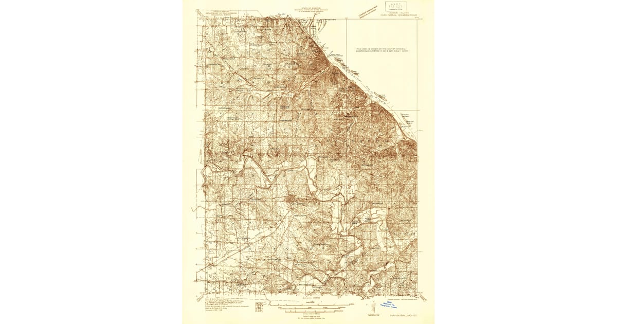 1936 Map of Hannibal, MO — High-Res | Pastmaps