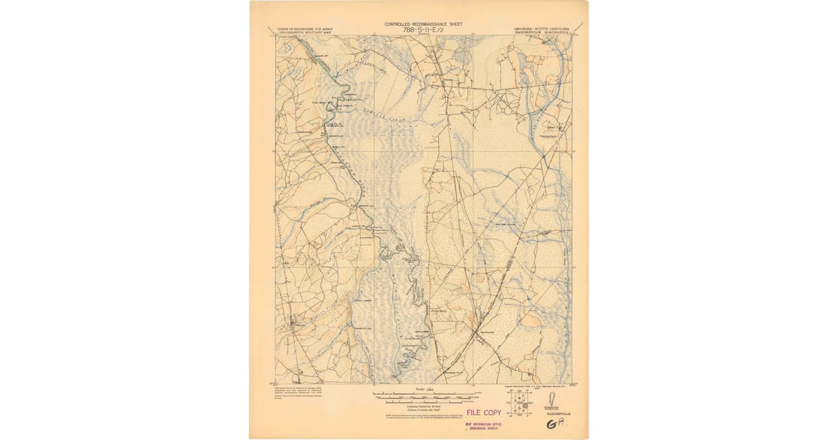 1920s Maps of Bluffton, SC | Pastmaps