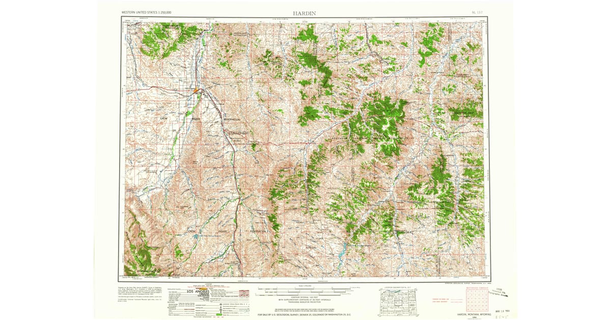 Old Maps of Rosebud County, MT | Pastmaps