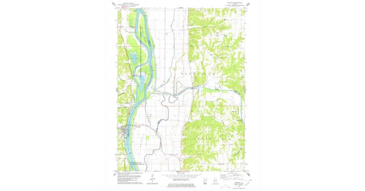 1978 Map of Hardin, IL — High-Res | Pastmaps