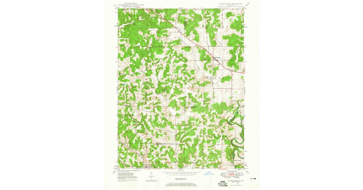 Old Maps of Orange County, IN | Pastmaps