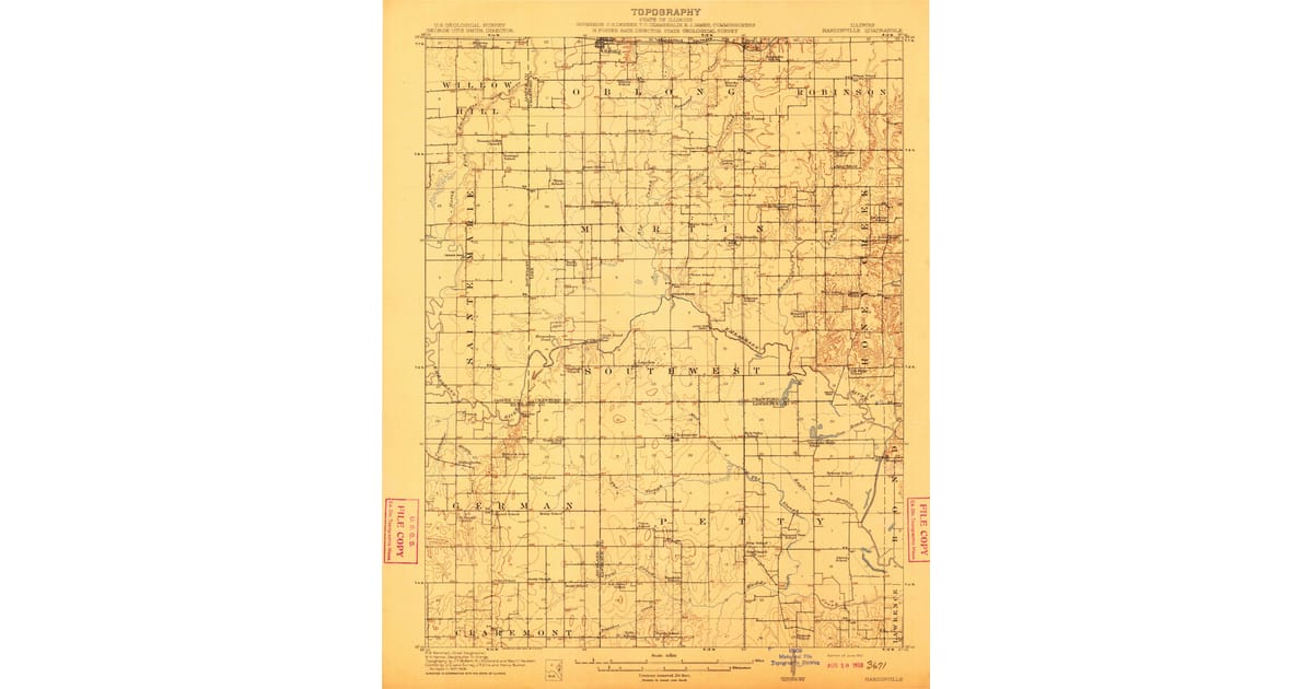 1900s (20th Century) Maps of Jasper County, IL | Pastmaps