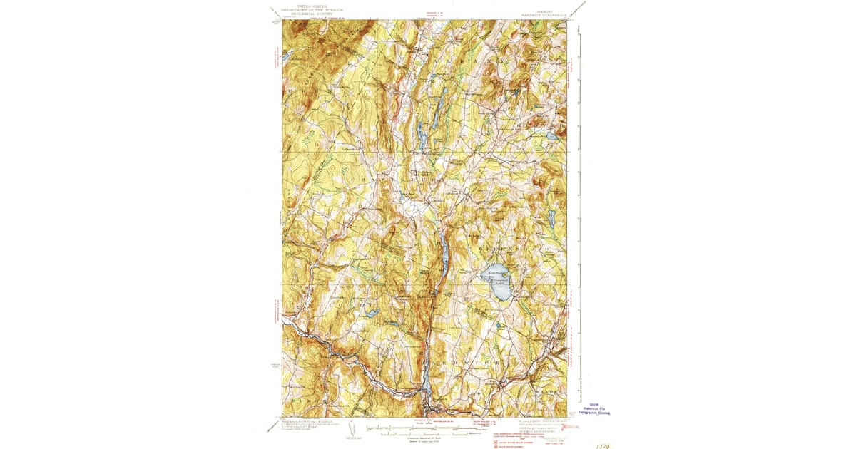 1928 Map of Hardwick, Orleans County, VT — High-Res | Pastmaps
