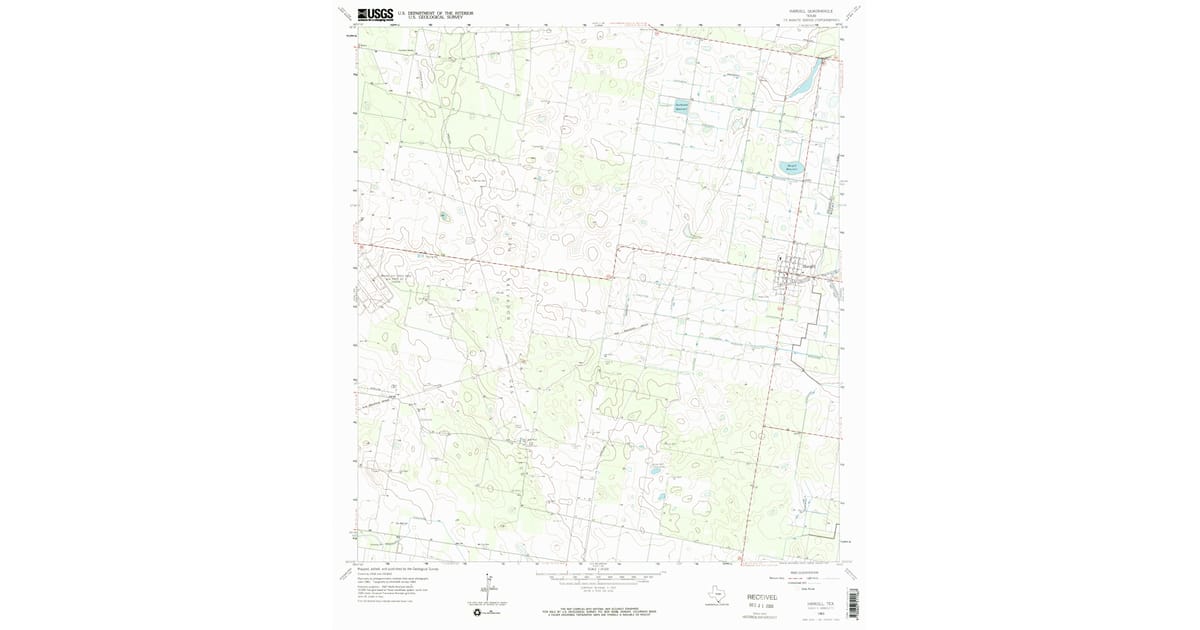 1963 Map of Hargill, TX — High-Res | Pastmaps