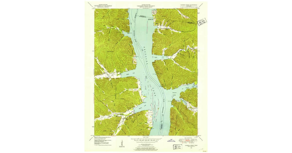 1940s Maps of Houston County, TN | Pastmaps