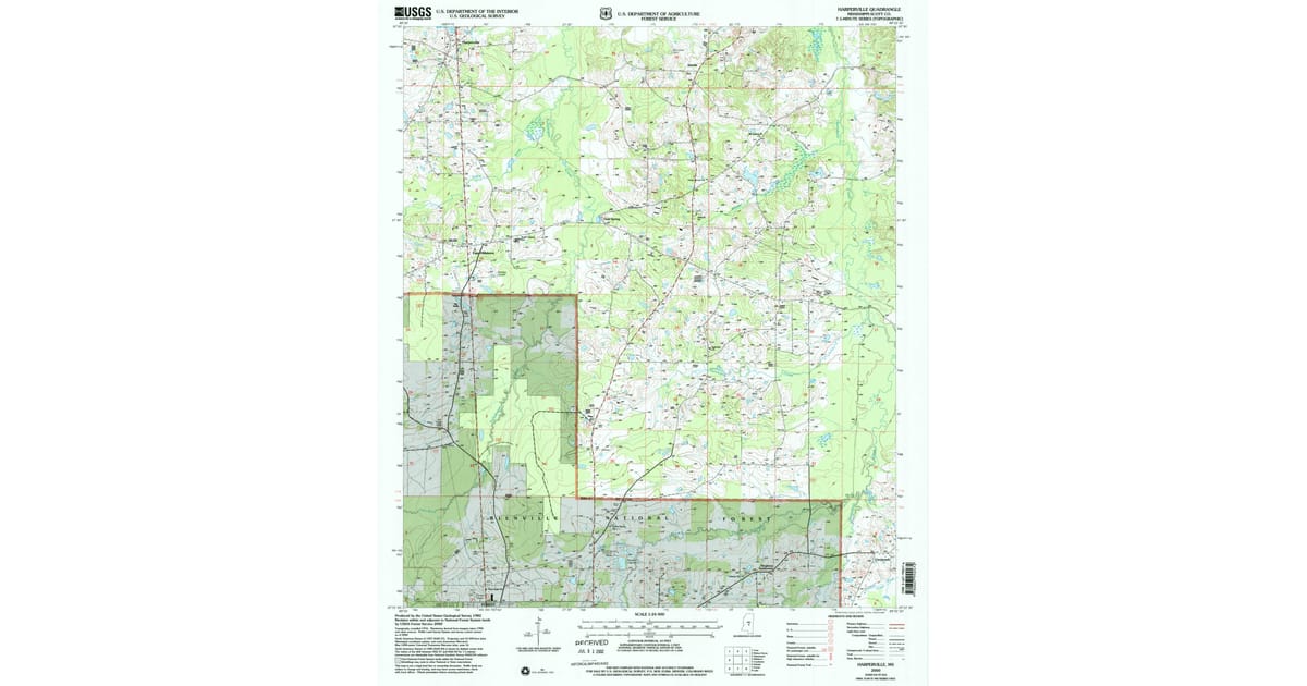2000s (21st Century) Maps of Wolf, MS | Pastmaps