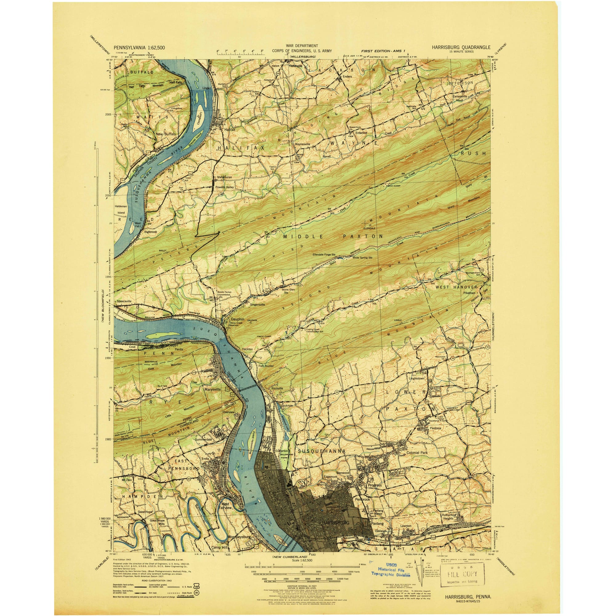 Map Of Harrisburg And Surrounding Areas