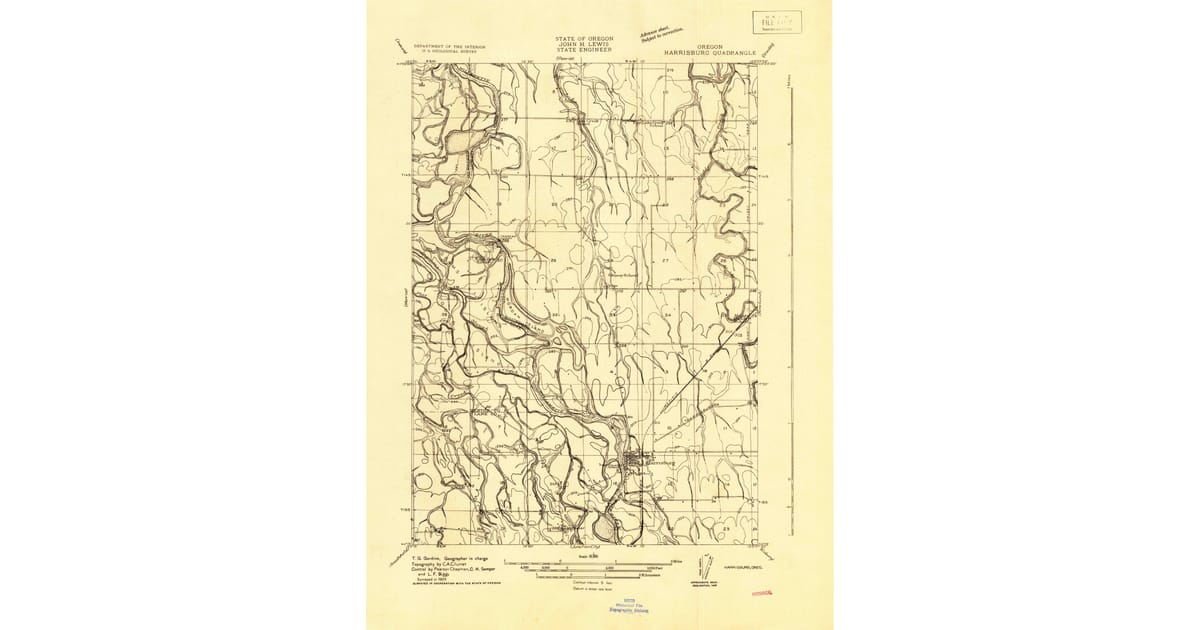 Old Maps of Lane County, OR for Genealogy | Pastmaps