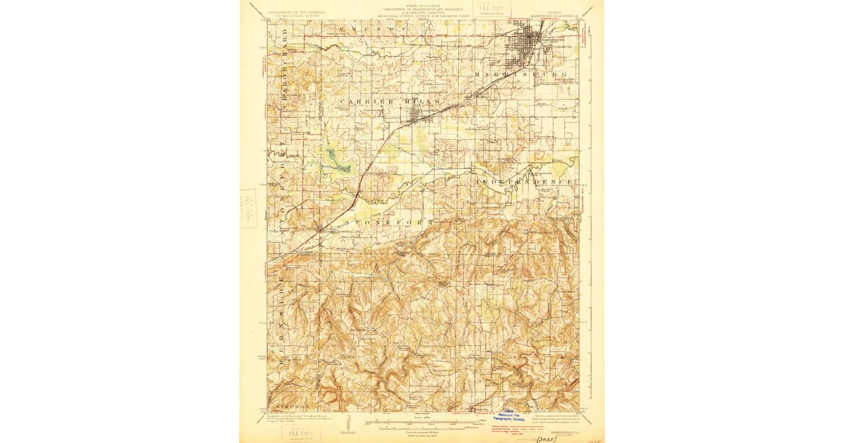 Old Maps of Delta, IL for Genealogy | Pastmaps