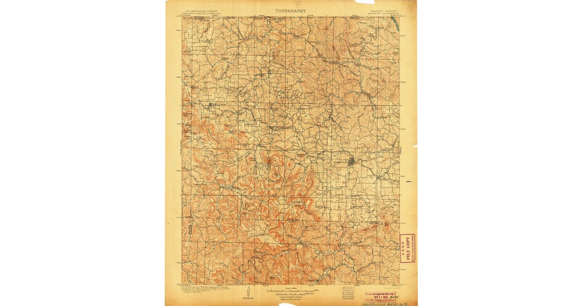 1905 Map of Harrison, AR — High-Res | Pastmaps