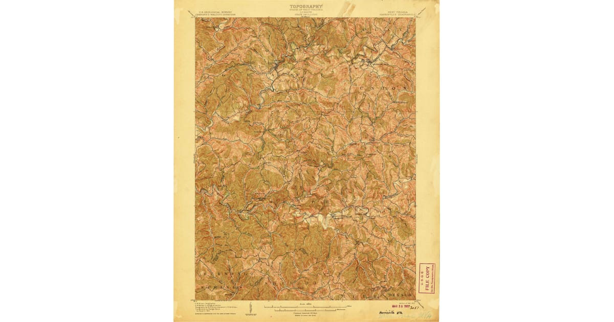 Old Maps of Oxbow, WV | Pastmaps