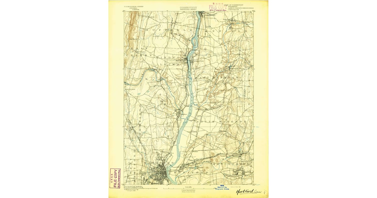 Old Maps of Hartford, CT | Pastmaps
