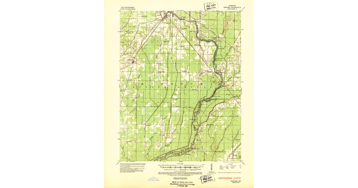 Old Historical Maps of Morocco, MO | Pastmaps
