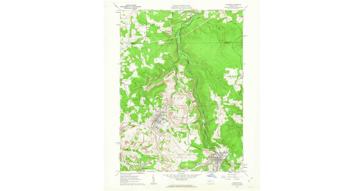 1960s Maps of Patton, PA | Pastmaps