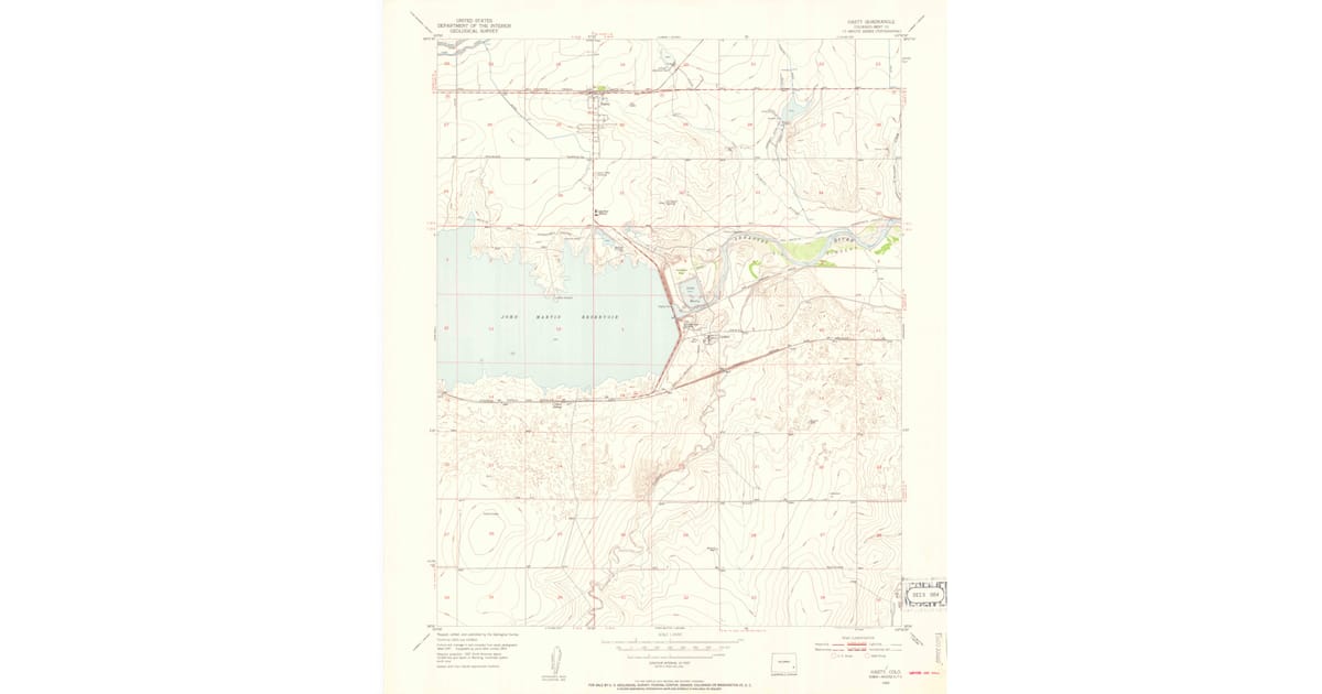 1950s Maps of Caddoa, CO | Pastmaps
