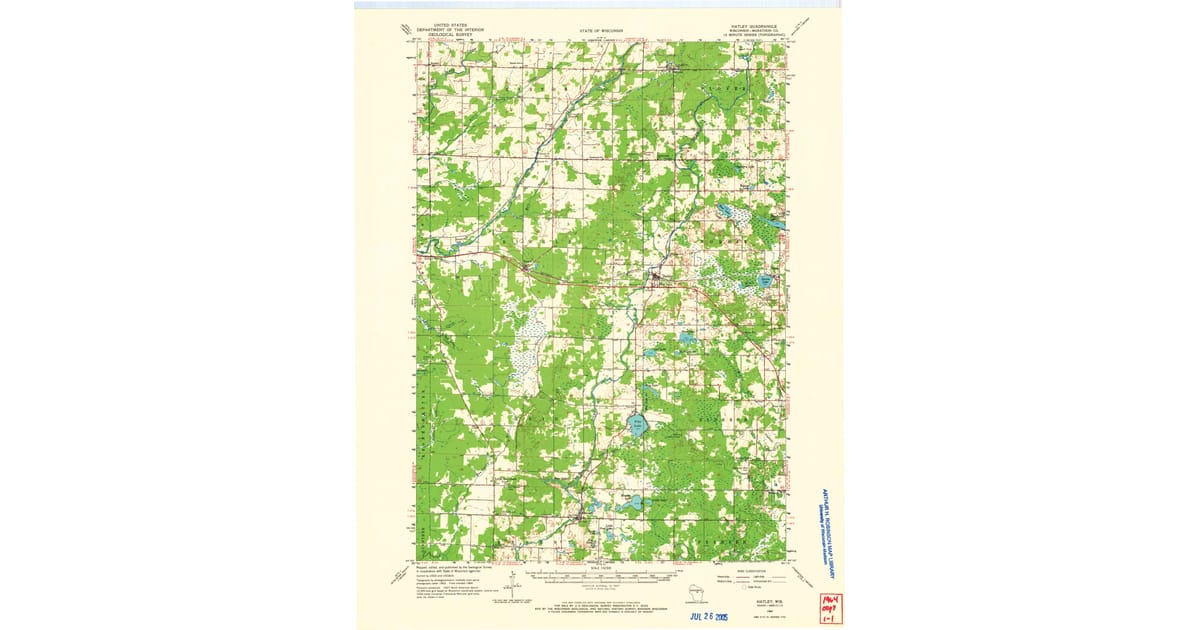 1960s Maps of Ringle, WI | Pastmaps