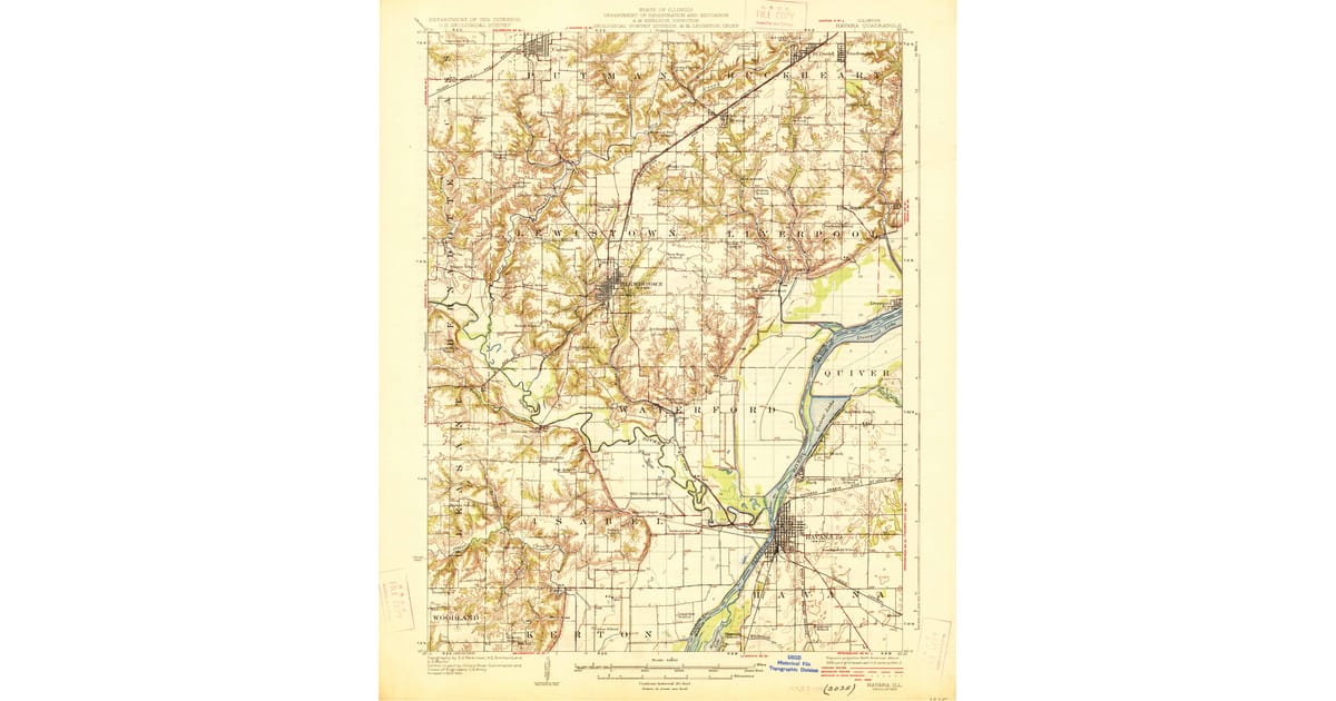 1925 Map of Havana, IL — High-Res | Pastmaps