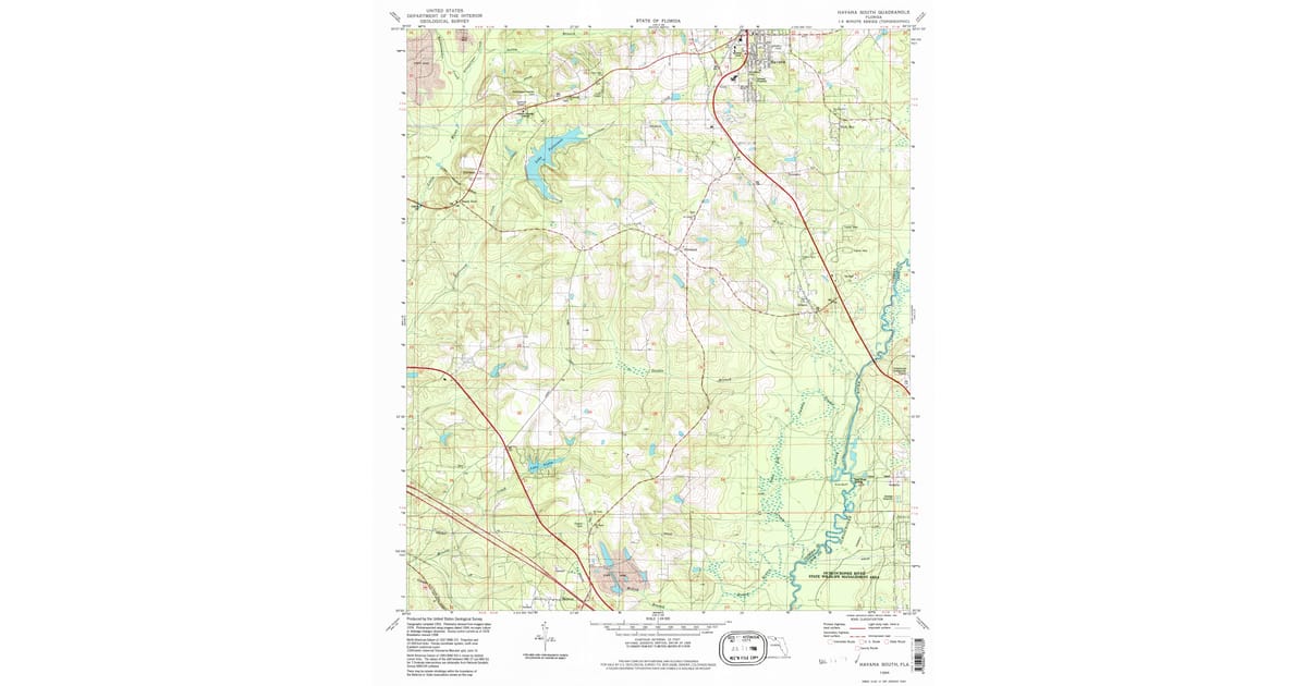 1990s Maps of Florence, FL | Pastmaps