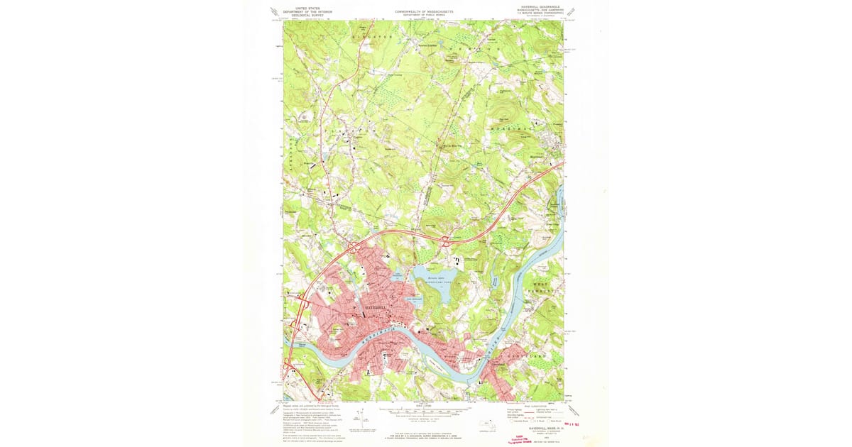 1972 Map of Haverhill, MA — High-Res | Pastmaps