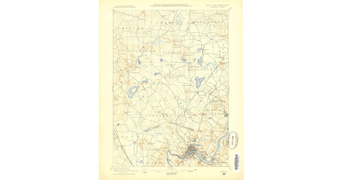 1880s Maps of Atkinson, NH | Pastmaps