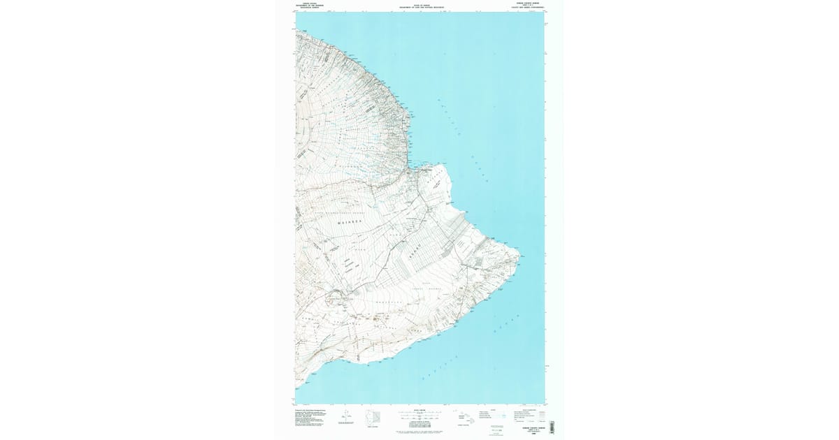1980s Maps of Kalapana, Hawaiʻi County | Pastmaps