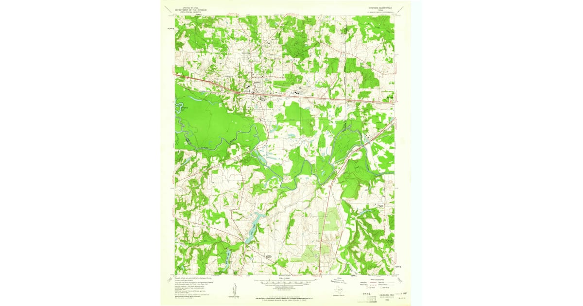 1960s Maps of Smith County, TX | Pastmaps