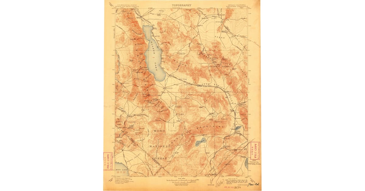 1910s Maps of Esmeralda County, NV | Pastmaps