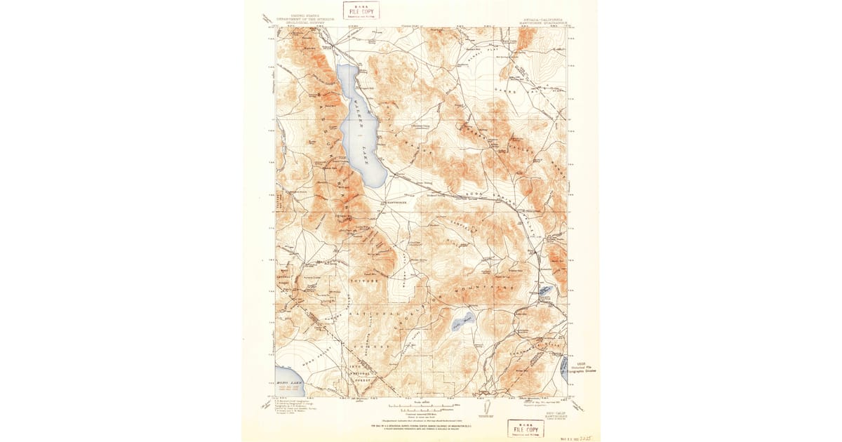 1915 Map of Hawthorne, NV — High-Res | Pastmaps