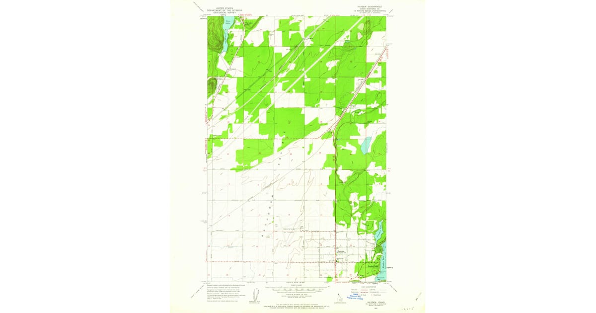 1960s Maps of Hayden, ID | Pastmaps