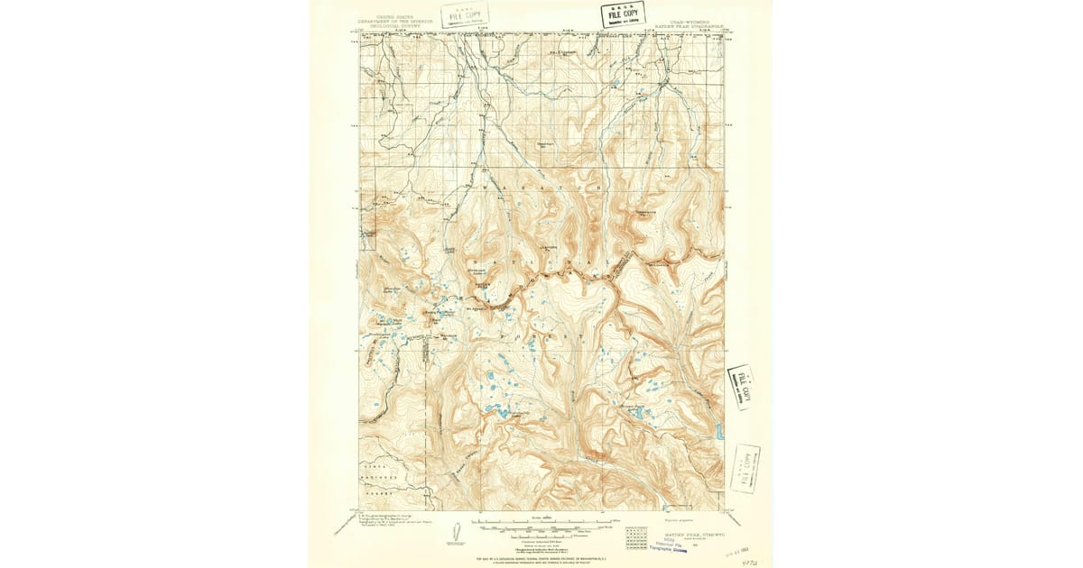 1900-1909 Maps of Duchesne County, UT | Pastmaps