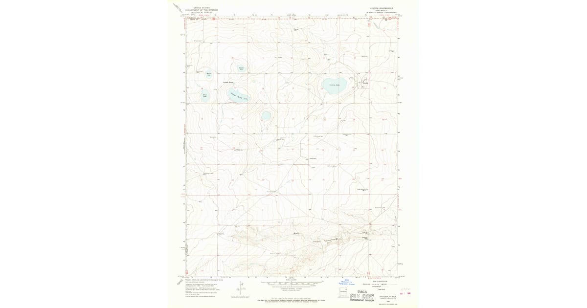 1966 Map of Hayden, Union County, NM — High-Res | Pastmaps