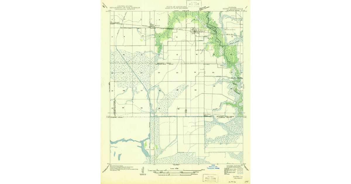 Old Maps of Bell City, LA | Pastmaps