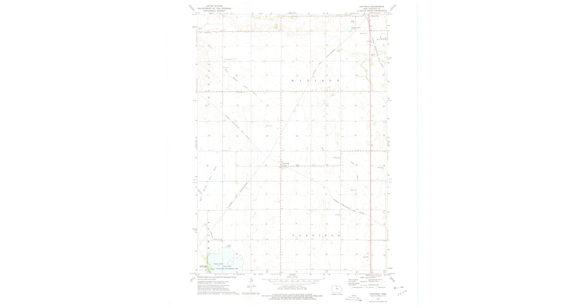 1972 Map of Hayfield, IA — High-Res | Pastmaps