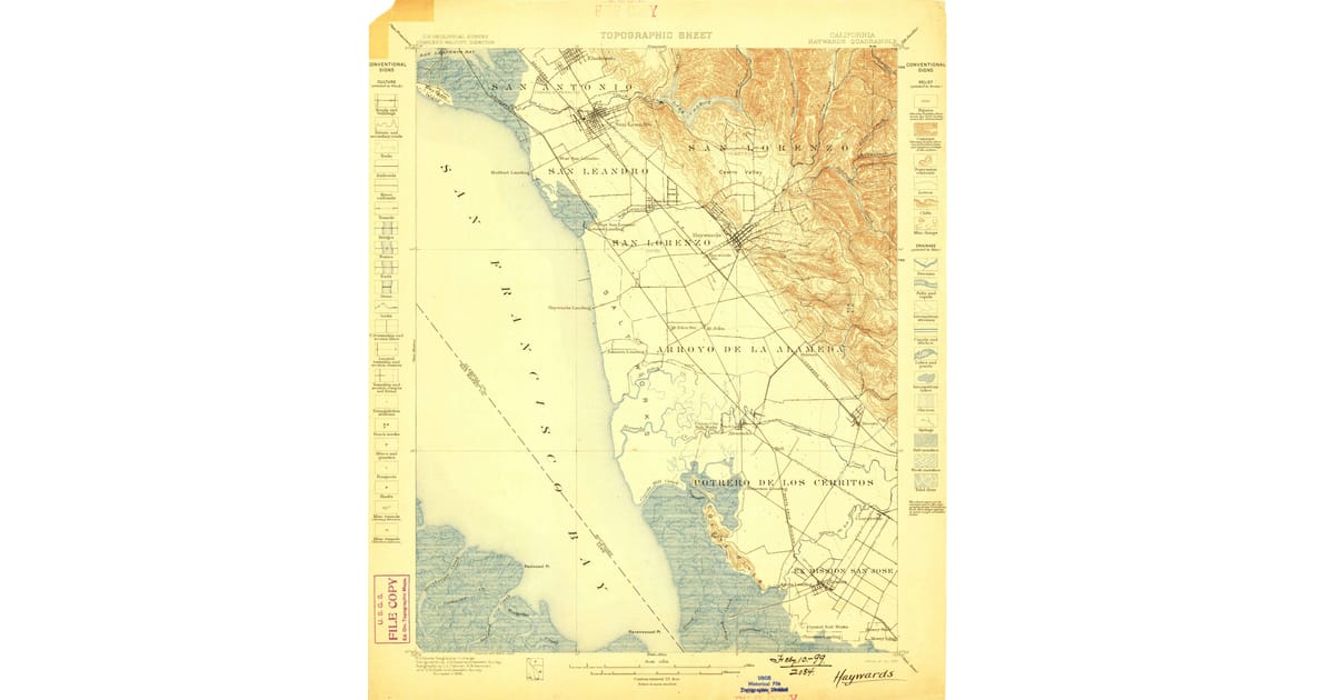 Old Maps of Cherryland, CA | Pastmaps