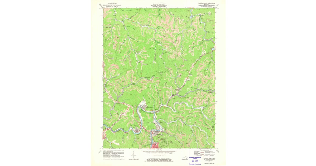 1970s Maps of Perry County, KY | Pastmaps