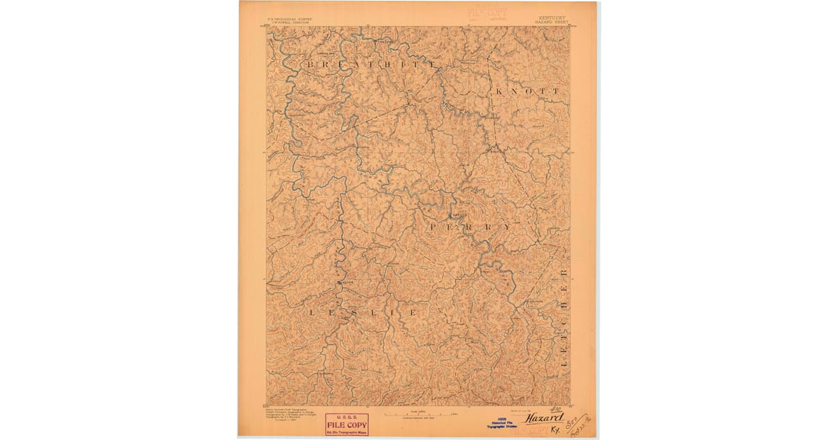 Old Maps of Tribbey, KY for Metal Detecting | Pastmaps