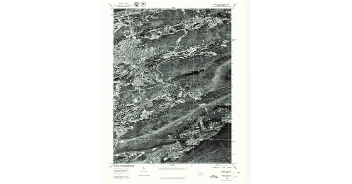 1970s Maps of Beaver Meadows, PA | Pastmaps