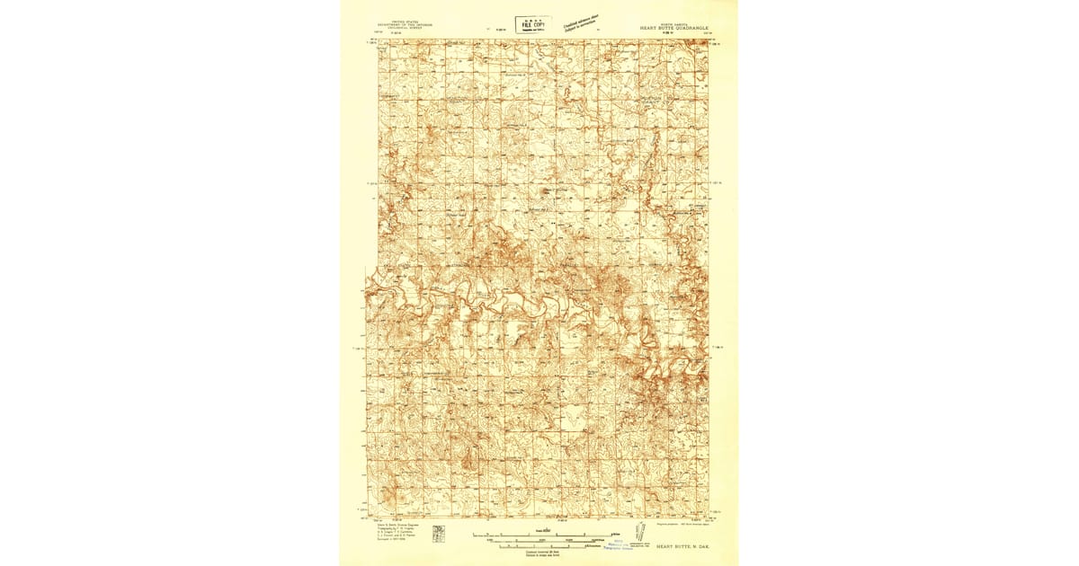 Old Maps of Grant County, ND for Genealogy | Pastmaps
