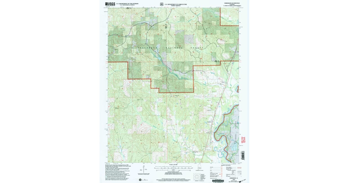 2002 Map of Heiberger, Perry County, AL — High-Res | Pastmaps