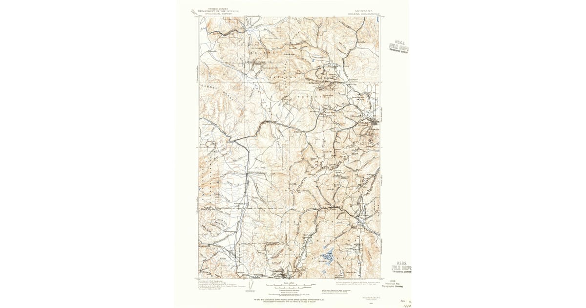 1899 Map of Helena, MT — High-Res | Pastmaps