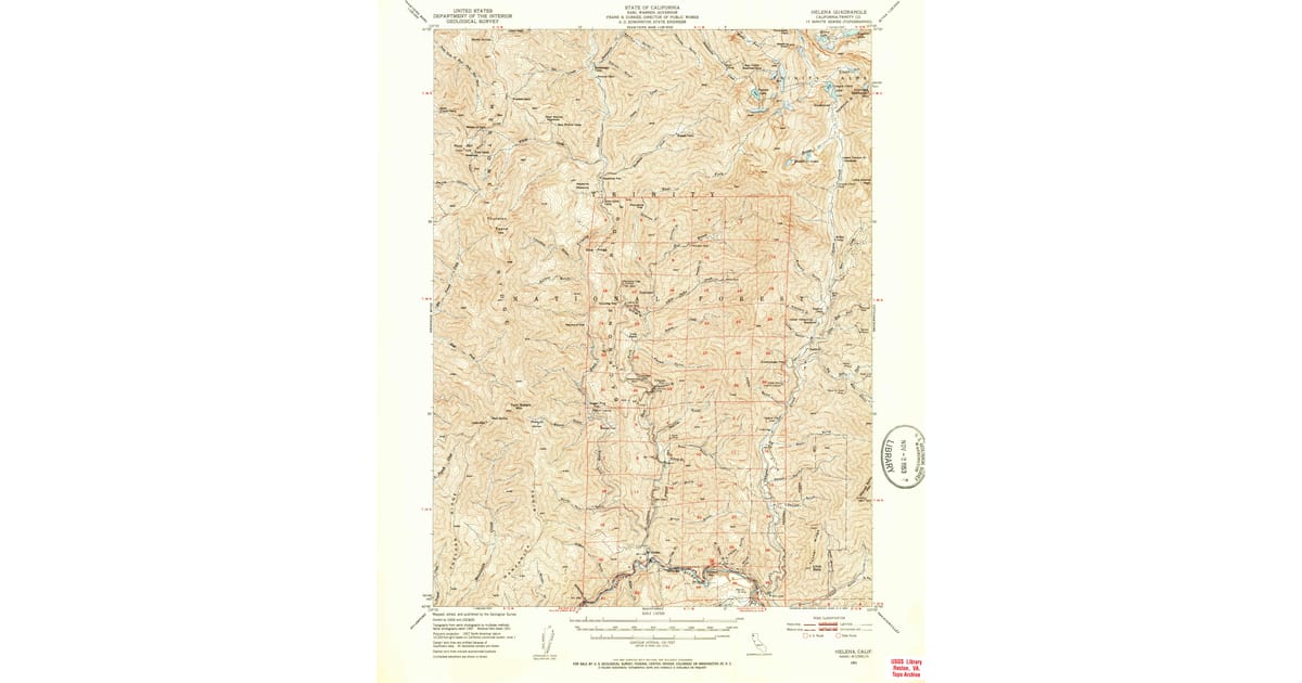 1950s Maps of Helena, CA | Pastmaps