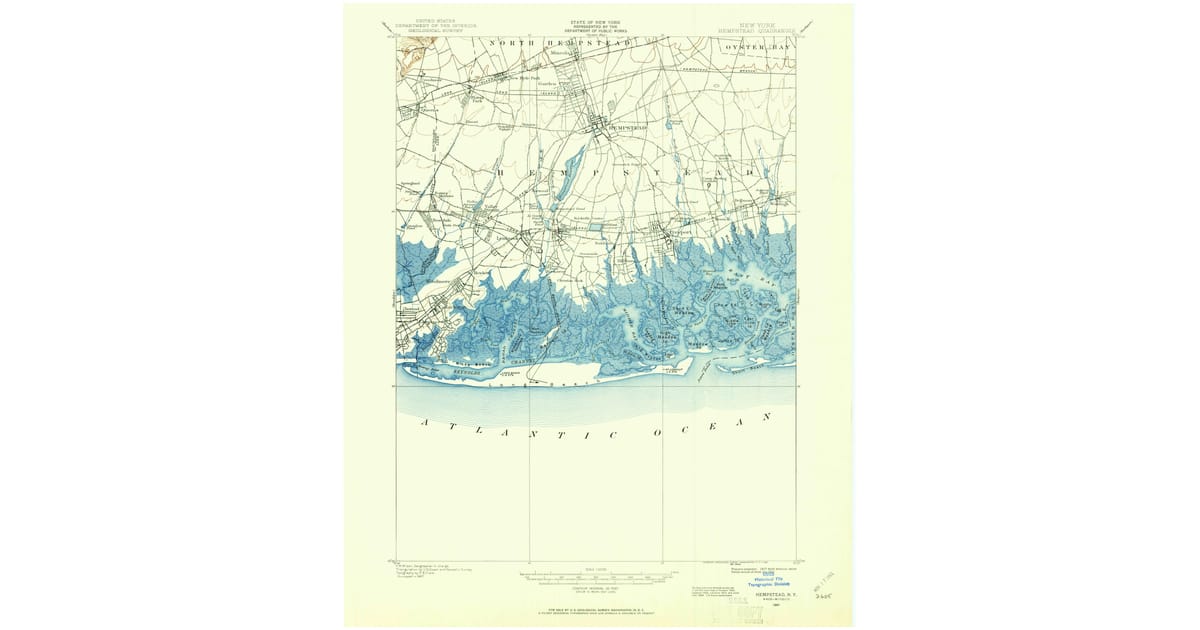 Old Maps of Bay Park, Hempstead | Pastmaps