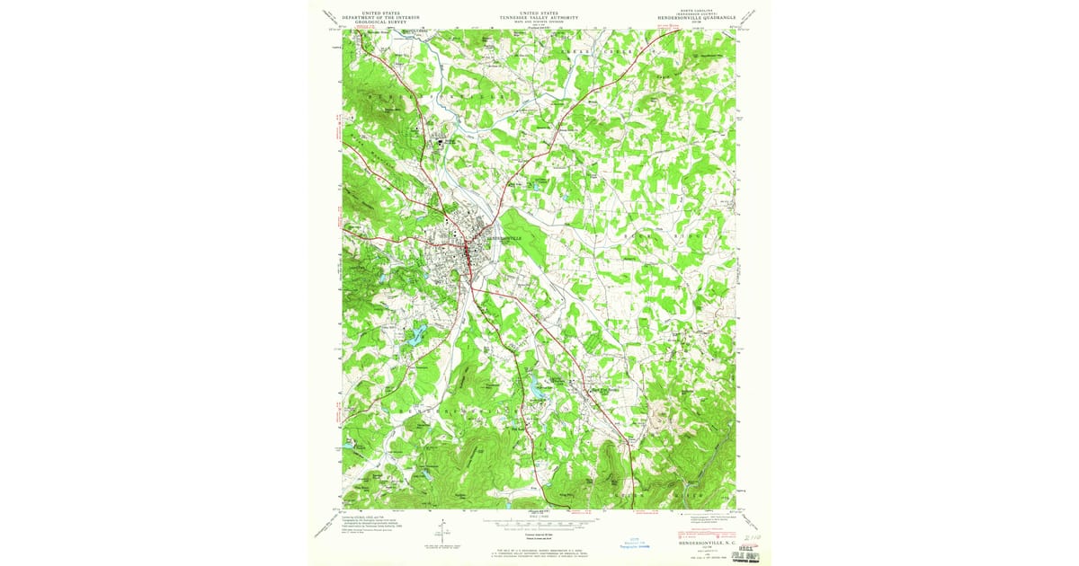 1940s Maps of Buckeye Ford, NC | Pastmaps